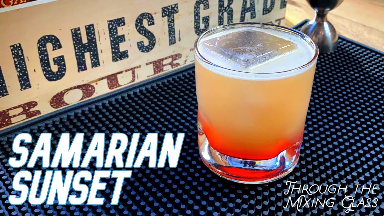 SAMARIAN SUNSET: STAR TREK COCKTAIL! - THROUGH THE MIXING GLASS - YouTube