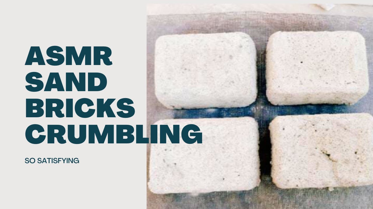 ASMR: Sand Bricks Crumbling in Water🌊 || Bricks Sand Hub - YouTube