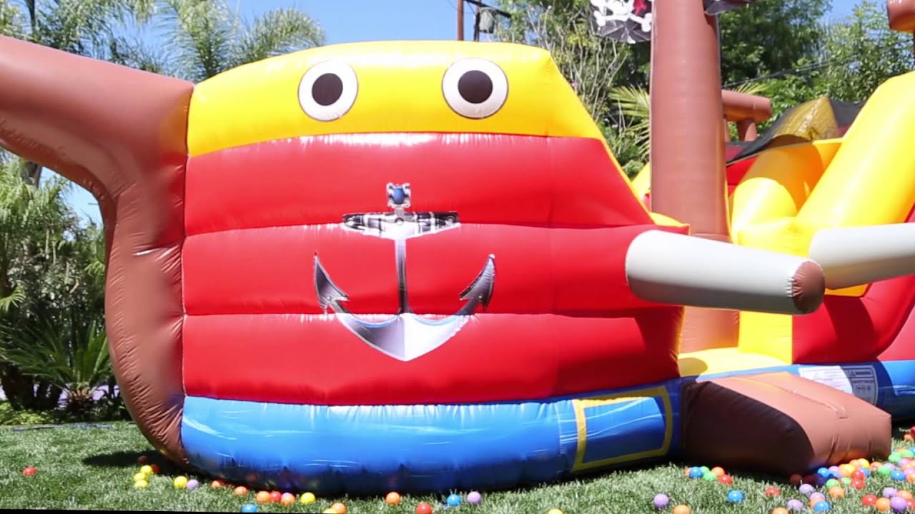Jump Orange Pirate Ship Adventure - YouTube