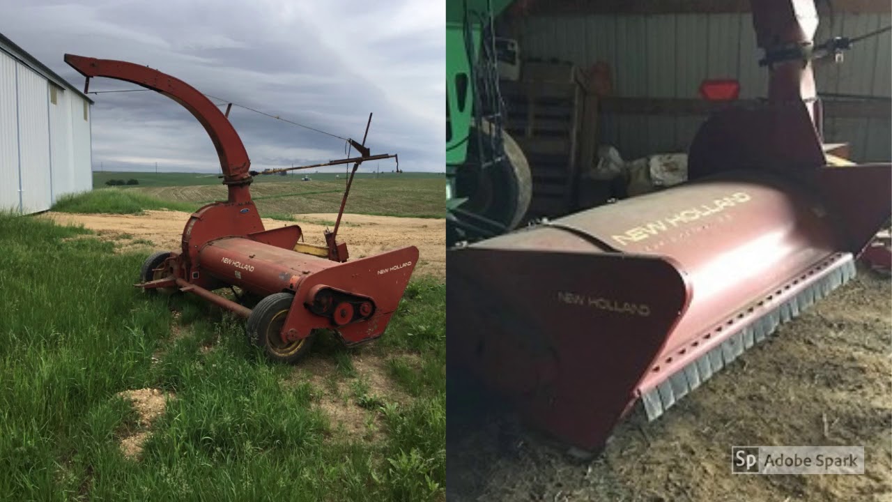 New Holland Flail Chopper 38 LaMotte Iowa, 52054 - YouTube
