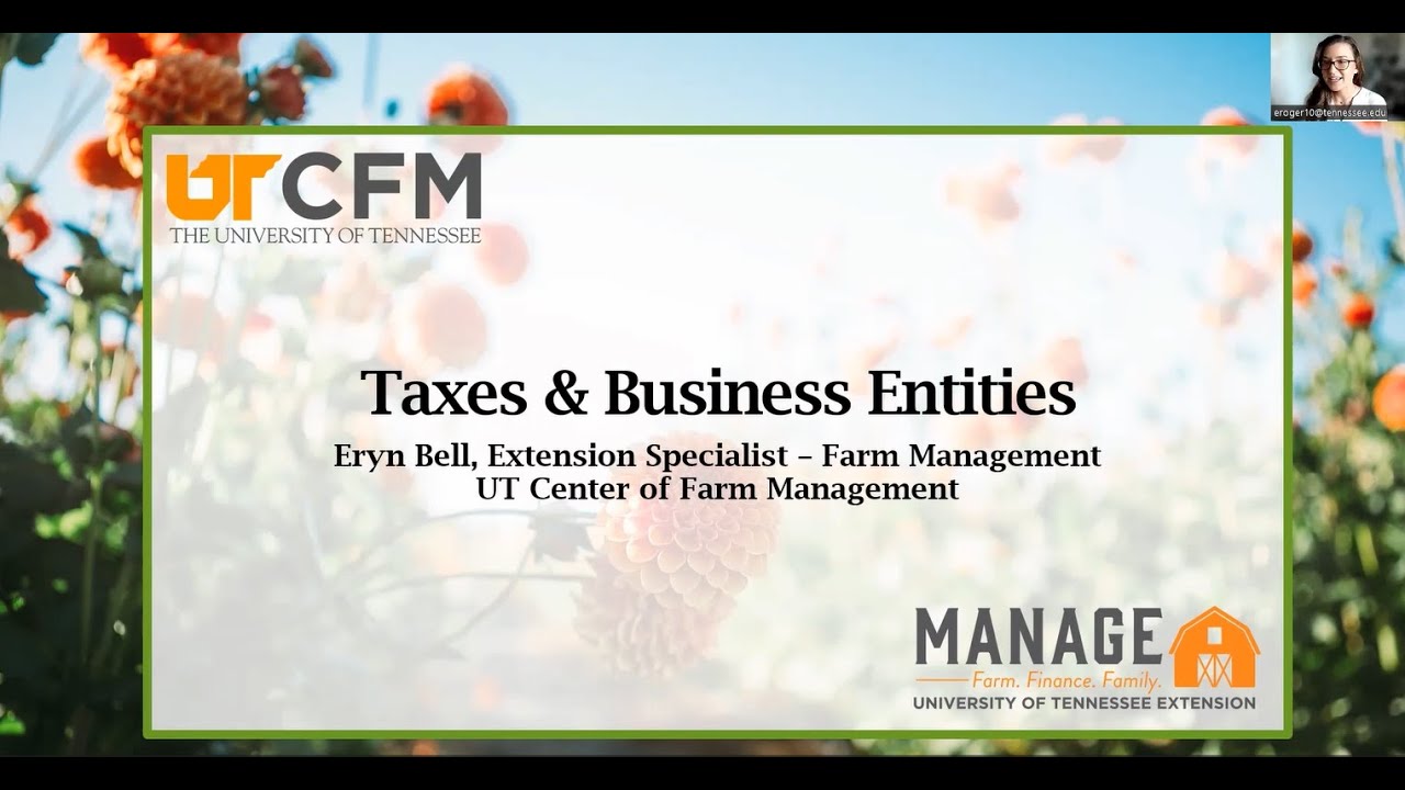 Taxes and Business Entities - Cut Flowers - YouTube