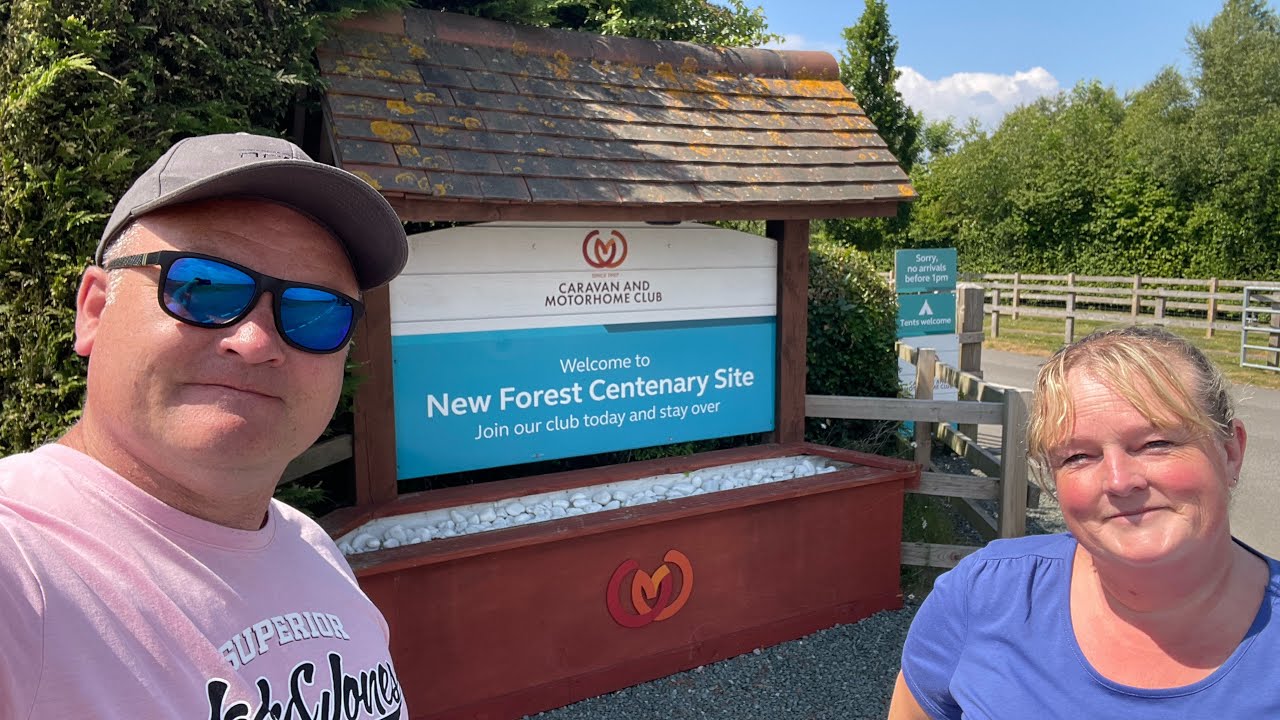 New Forest Caravan and Motorhome Club Centenary Campsite TOUR - YouTube
