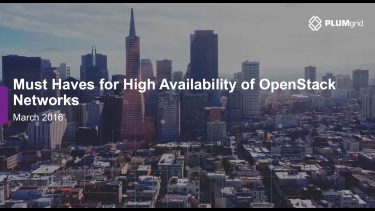 High Availability in OpenStack Networks - YouTube