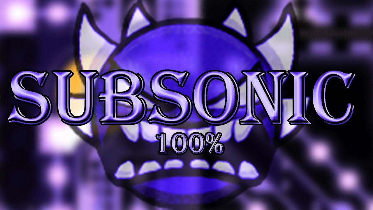 (Extreme Demon) Subsonic 100% [geometry dash] - Almohadaless - YouTube