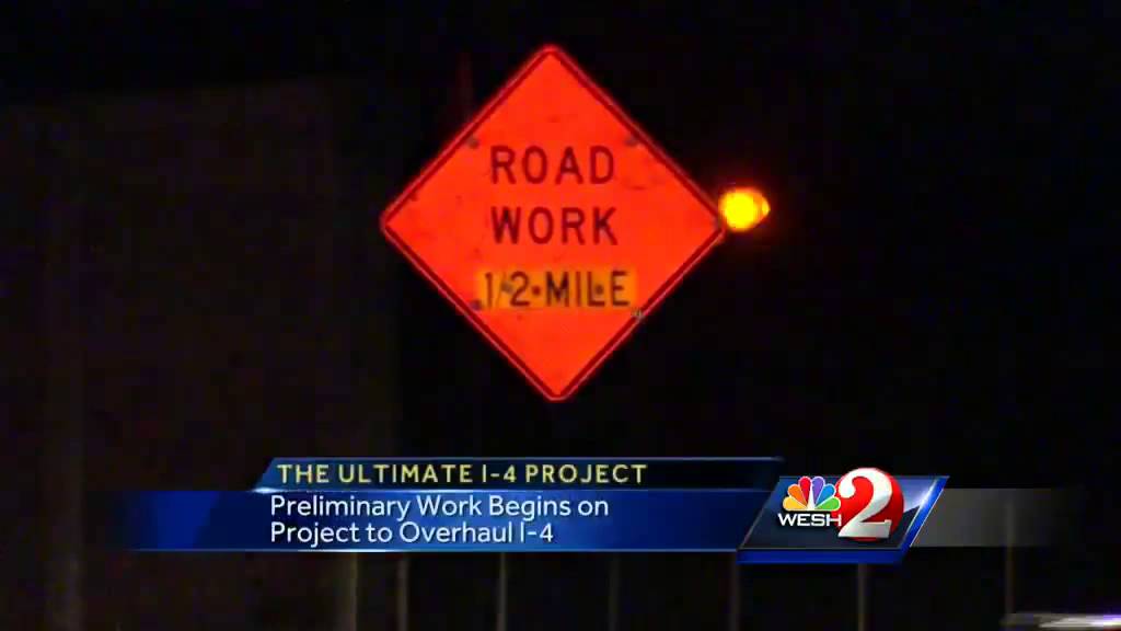 Crews begin work on Ultimate I-4 Project - YouTube