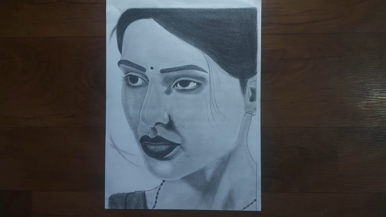 Actress Samantha || Samantha pencil Drawing || How to Draw Samantha ...