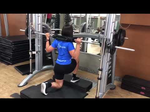 Afundo barra guiada entre steps - YouTube