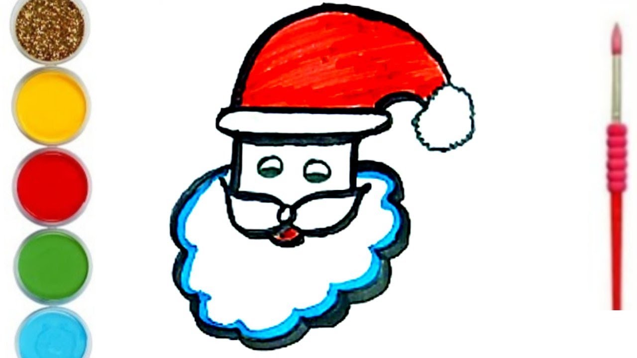 How to draw Santa Claus🎅Compilation | Drawing , coloring and painting ...