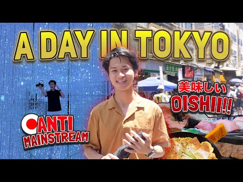 Sehari Keliling TOKYO yang ANTIMAINSTREAM⁉️Makan & Berkunjung ke Pameran Seni TERKEREN di Jepang🇯🇵⁉️