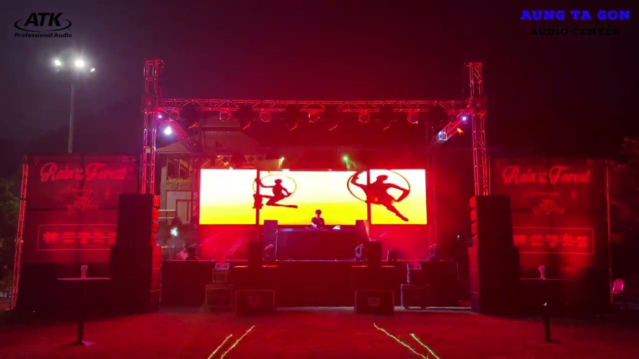 ATK Professional Audio mini EDM show Setup - YouTube