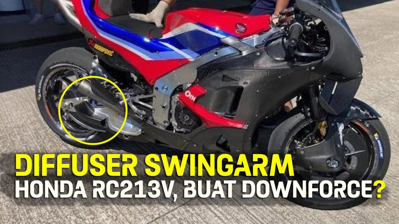 MOTOGP : DIFFUSER SWINGARM HONDA DI #JEREZTEST | #tmcblog - YouTube