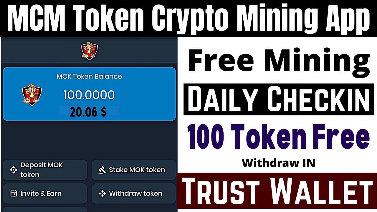 MCM TOKEN NEW CRYPTO MINING EARNING APP | MONKEY CLOUD MINING - YouTube