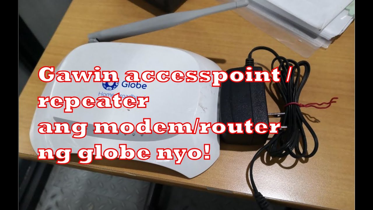 How to turn an old Wi-Fi Modem into an access point - YouTube