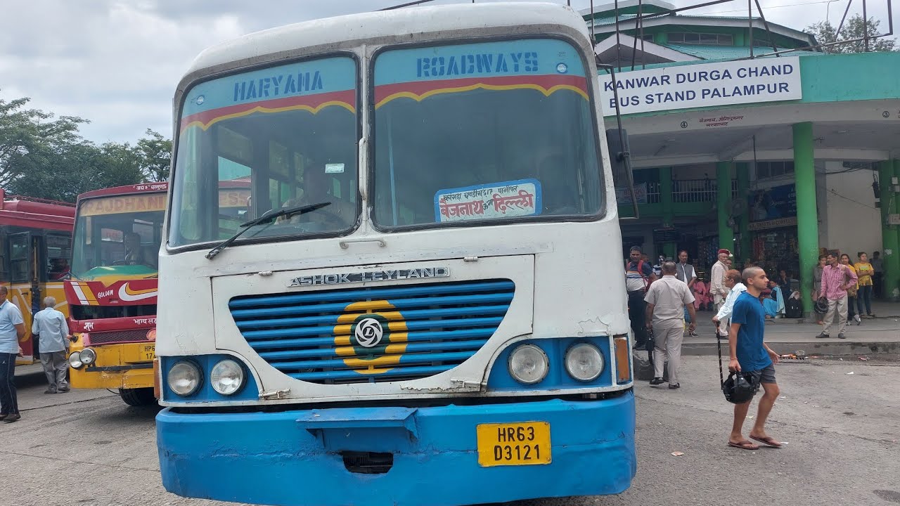 Palampur to Parour HR bus l Haryana Roadways Baijnath to Delhi l Bus ...