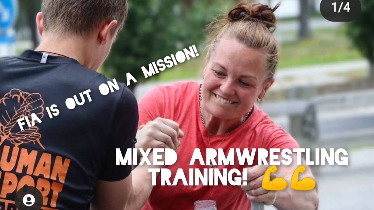 MIXED ARMWRESTLING TRAINING 2021 FEAT: WORLD CHAMPION FIA REISEK - YouTube