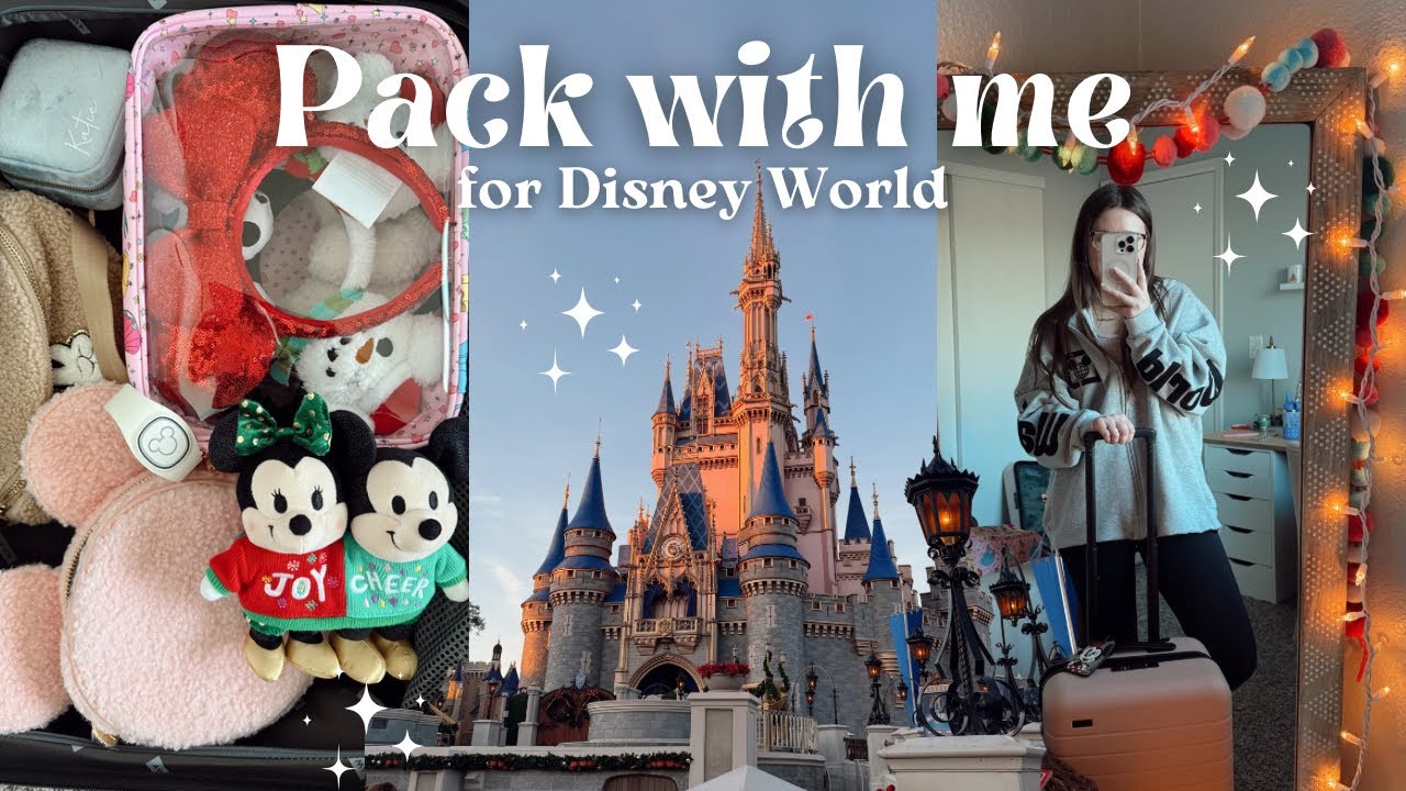 packing for Disney World vlog 🏰 *over* pack with me for a Disney ...