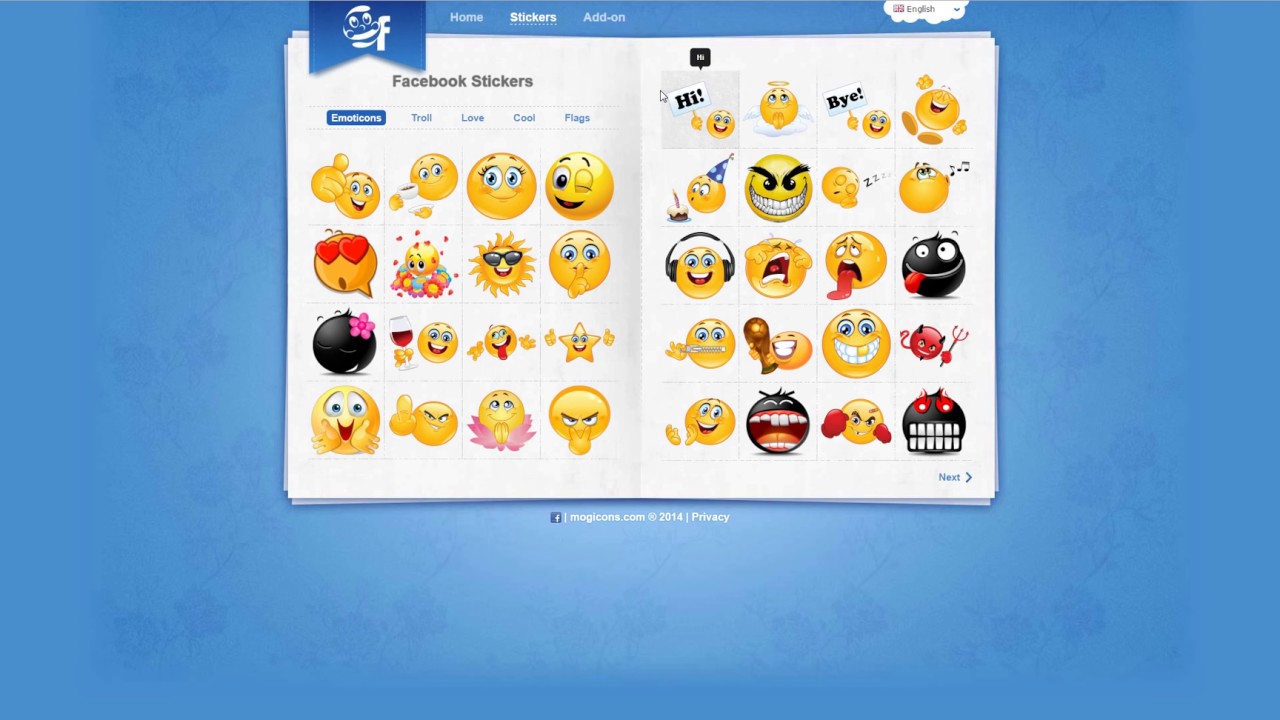 Custom Facebook Stickers - YouTube