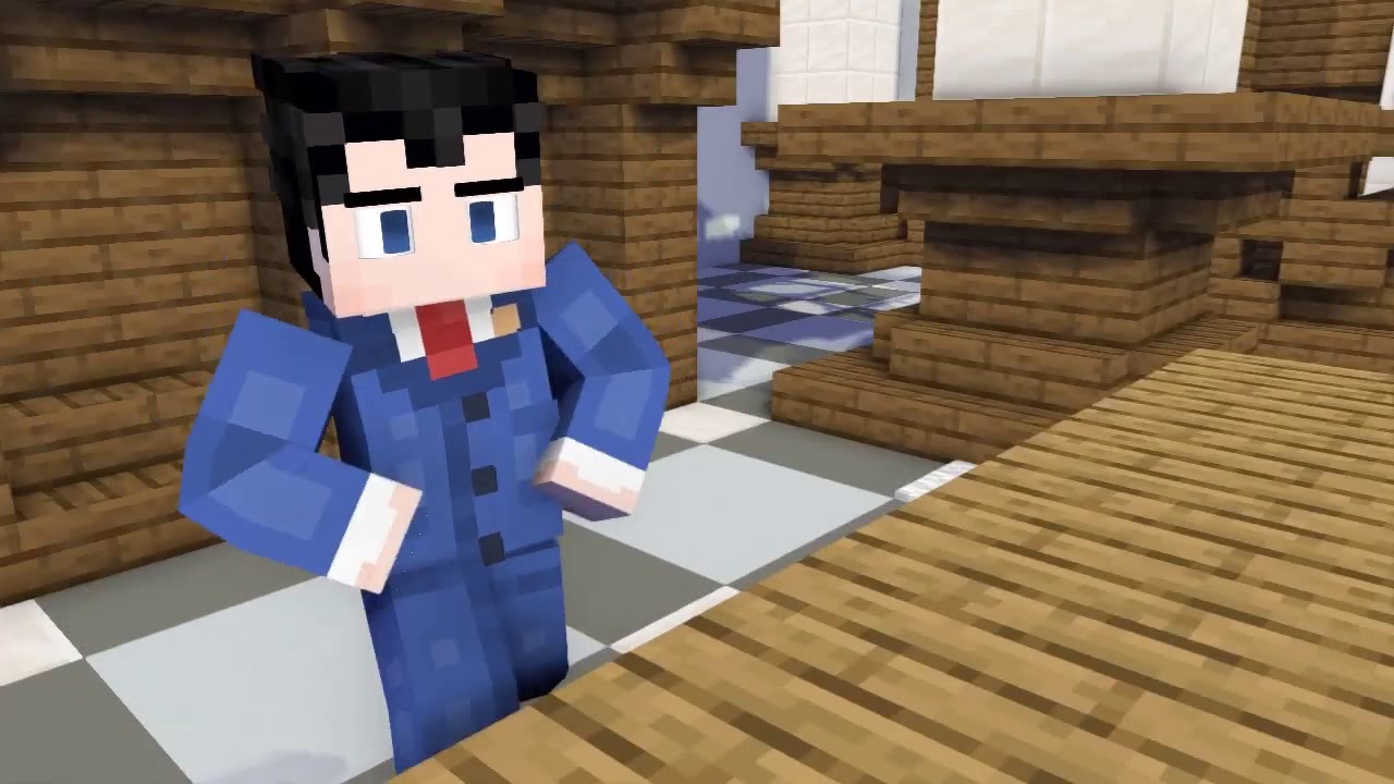 Phoenix Wright Default Dancing In Minecraft - YouTube