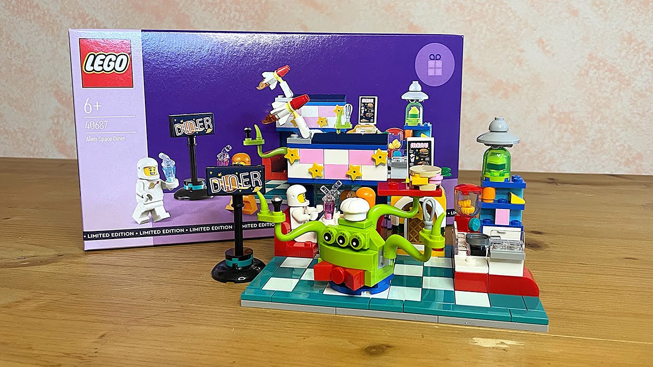 Alien Space Diner - 40687 | Lego | Gabriele Angeretti #lego - YouTube