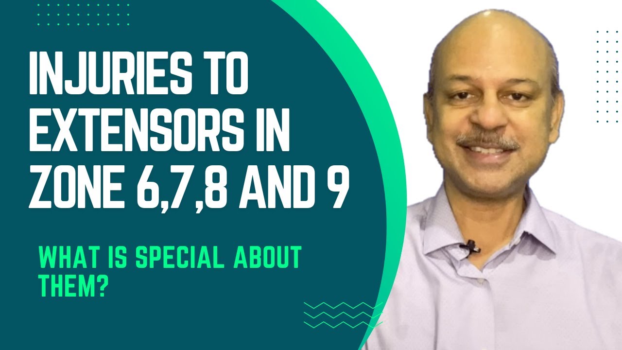 Extensor tendon injury Zone 6,7,8,9 - Salient features, biomechanics ...