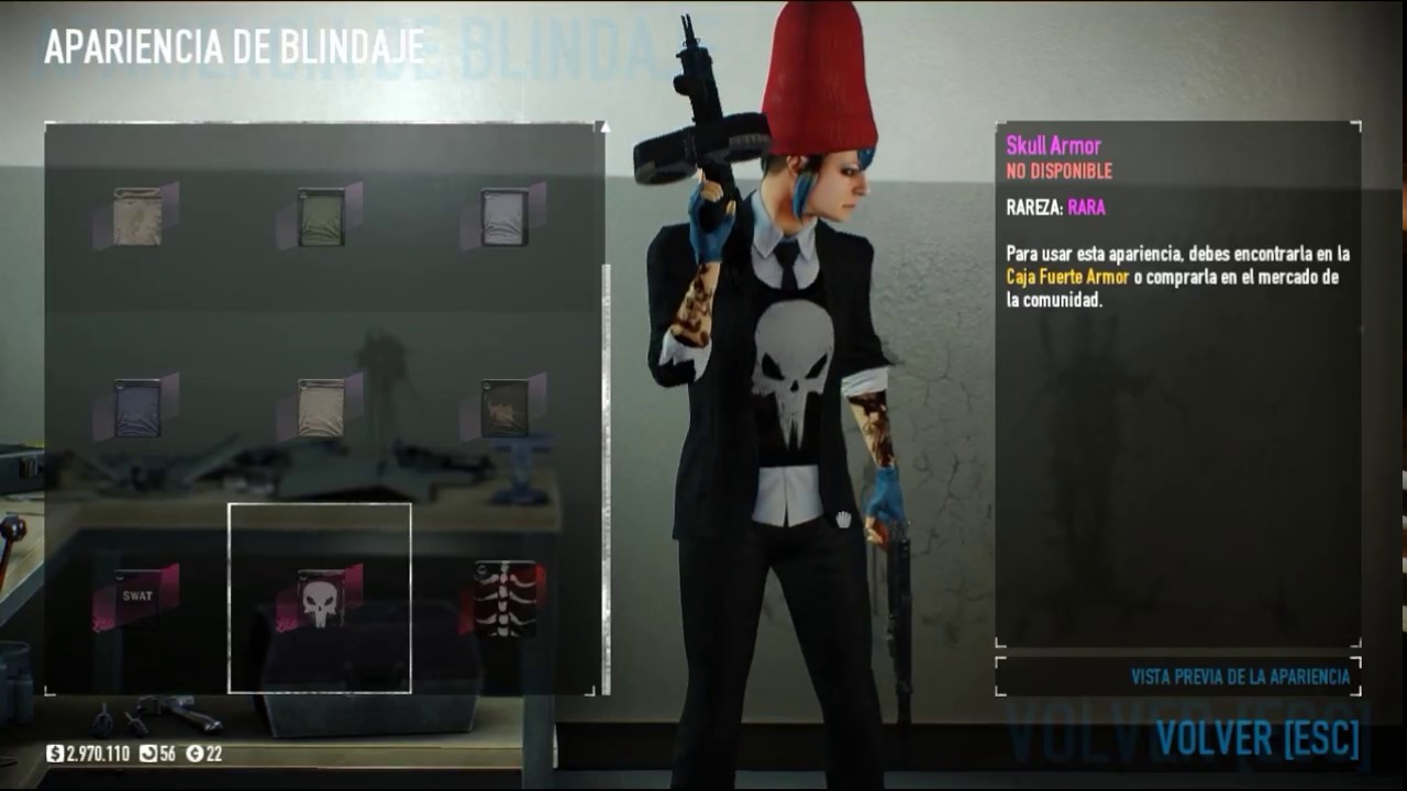 Todas las Skins de Armadura - PAYDAY 2 - YouTube