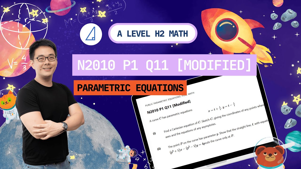 [Parametric Equations] N2010 P1 Q11 [Modified] - H2 Math Tuition @ Tim ...