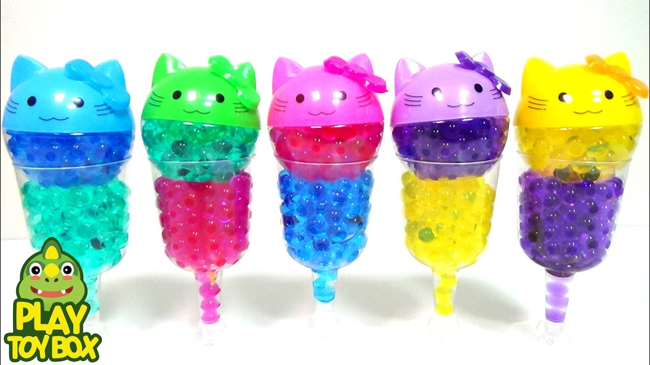 Orbeez StressBall Cats Learn Colors Balloons PAW PATROL Fruits Surprise ...