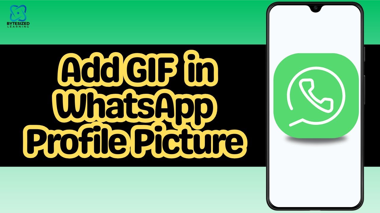 How to Add GIF in WhatsApp Profile Picture - YouTube