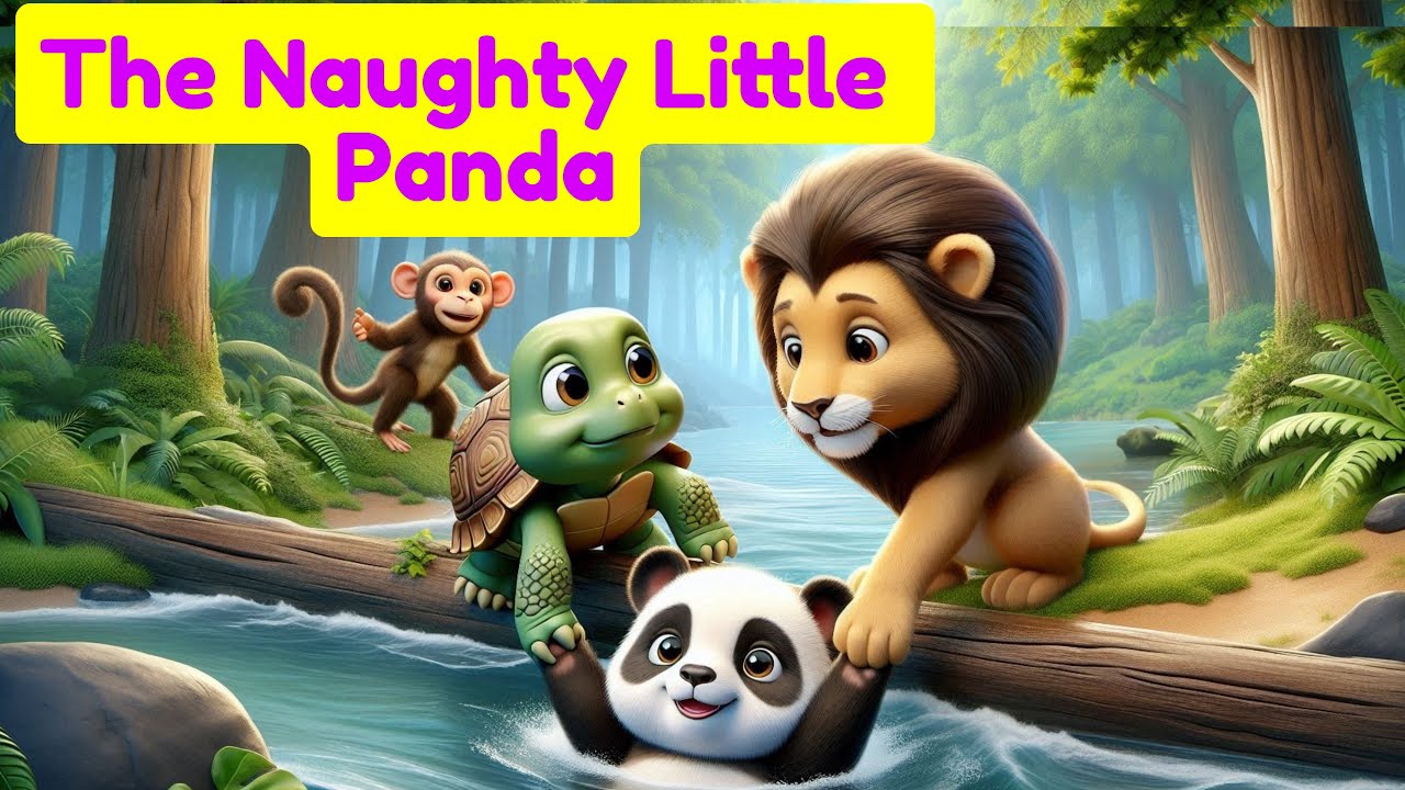 The naughty Panda Learns the Lesson | Kids Moral Stories in English ...