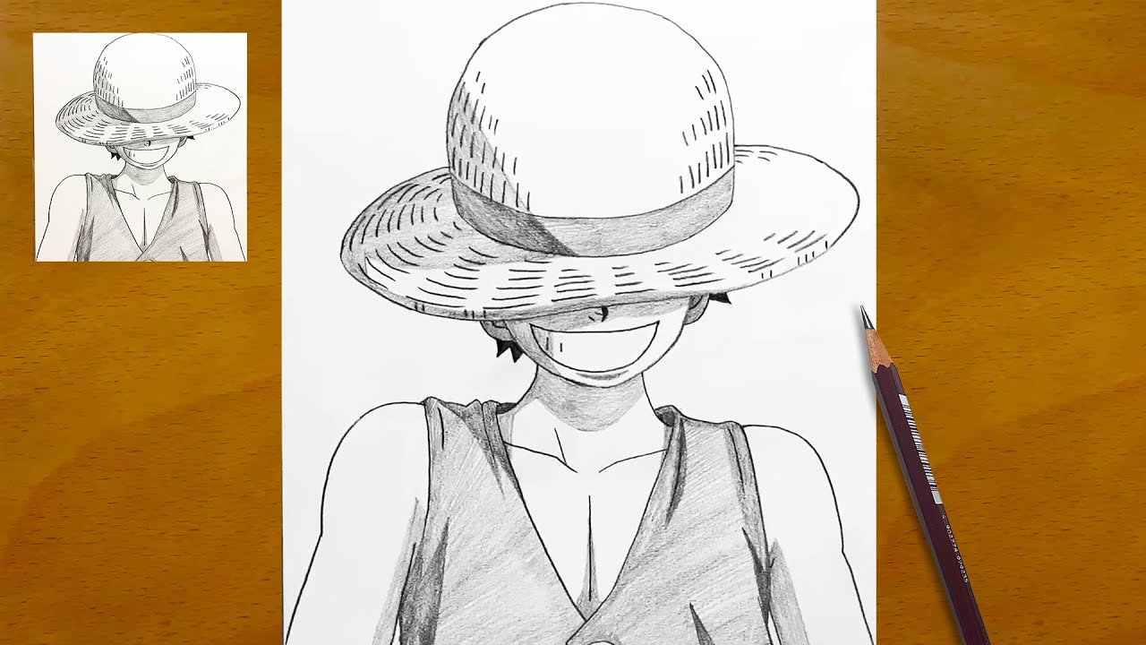 How to Draw Luffy Step by Step || One Piece Sketch || Easy Anime ...