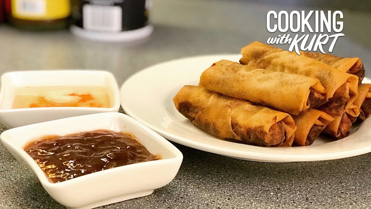 Lumpiang Shanghai: Fried Pork Lumpia (Filipino Spring Rolls) - with 2 ...