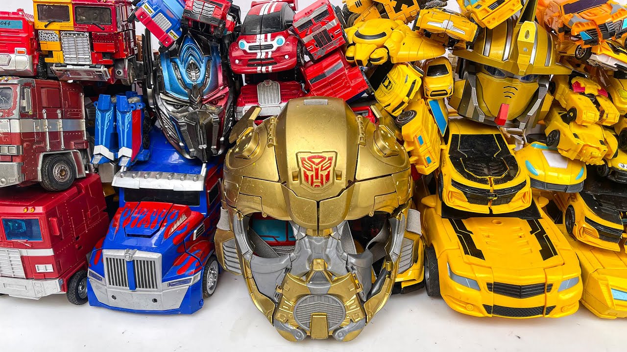 Synthetic Robot Transformers Optimus Prime Truck & Bumblebee Revenge ...