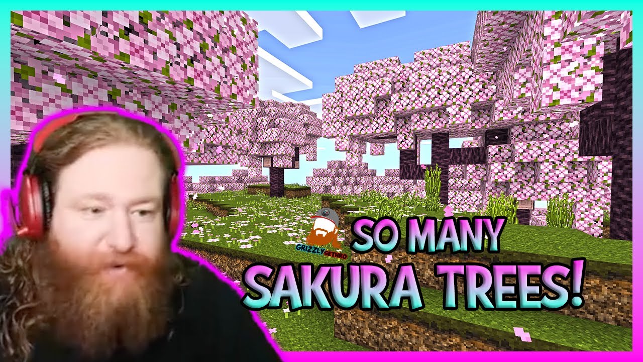 Found So Many Sakura Trees! - Minecraft Part 1.04 - YouTube