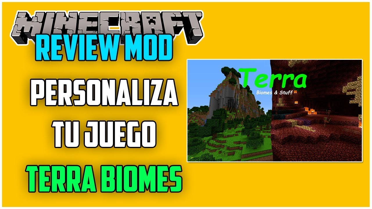REVIEW !! TERRA BIOMES & STUFF - MOD Para MINECRAFT 1.12.2 ...