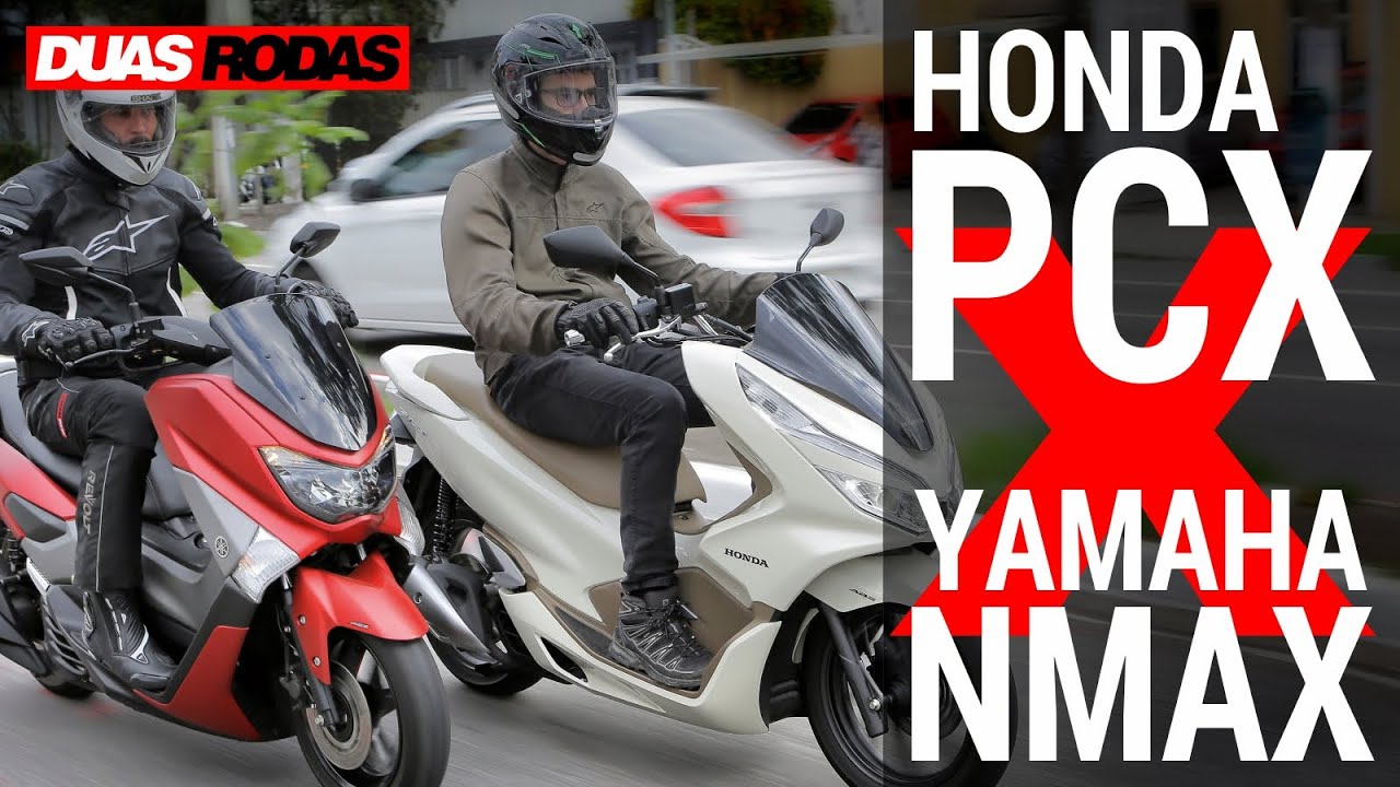 COMPARATIVO | HONDA PCX x YAMAHA NMAX - YouTube