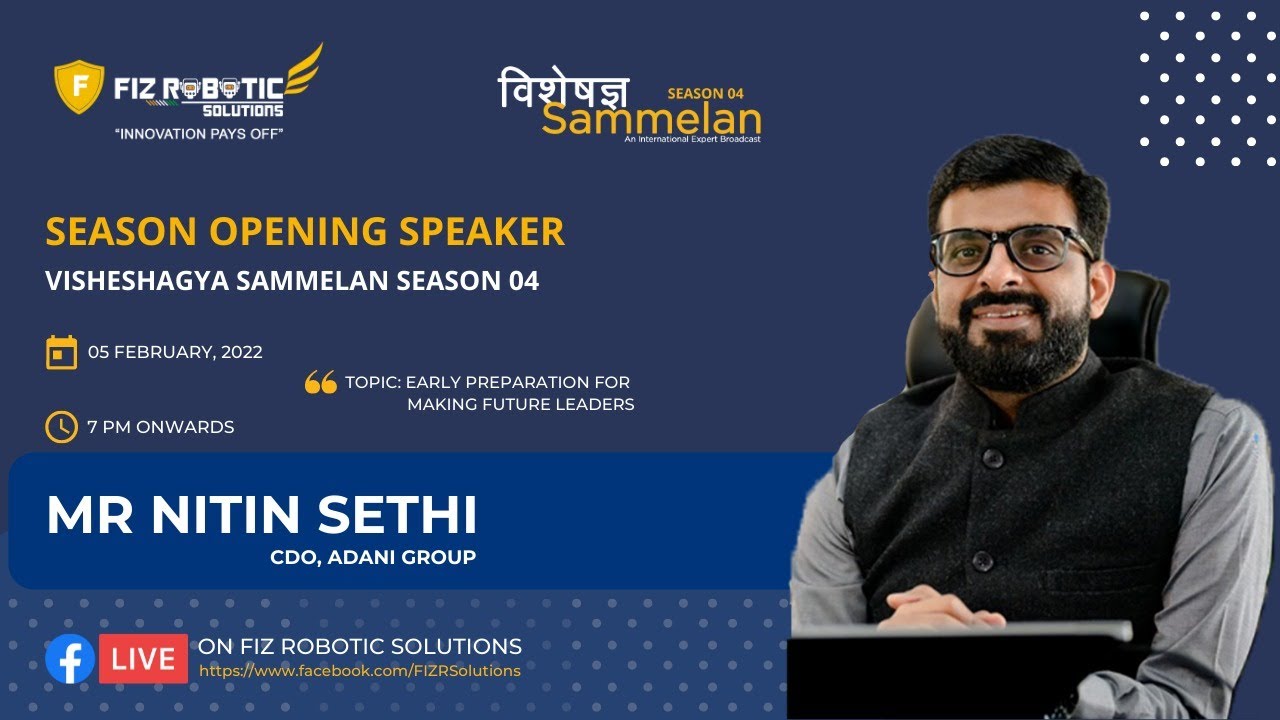 Mr. Nitin Sethi | CDO Adani Group | Episode 1 | Season 04 | Visheshagya Sammelan - YouTube