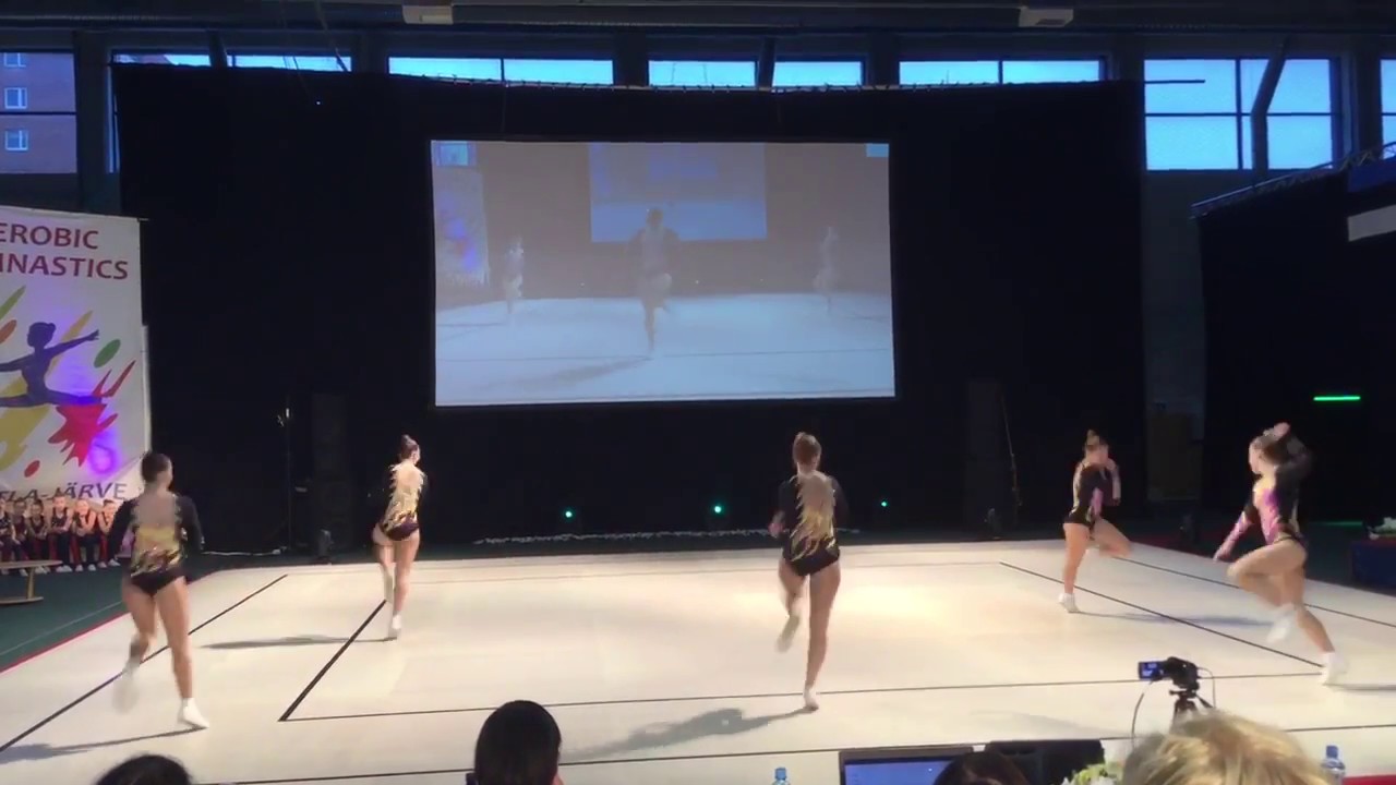 AG2-AD aerodance team from Minsk Kohtla-Jarve Open Cup 2017 - YouTube