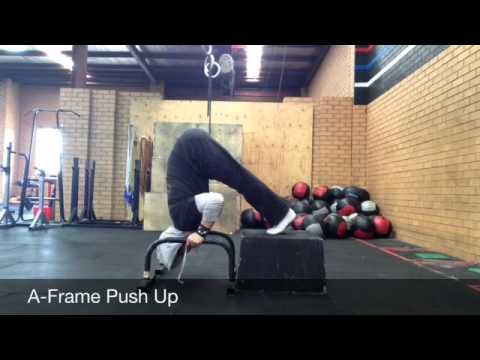 A-Frame Push Ups - YouTube