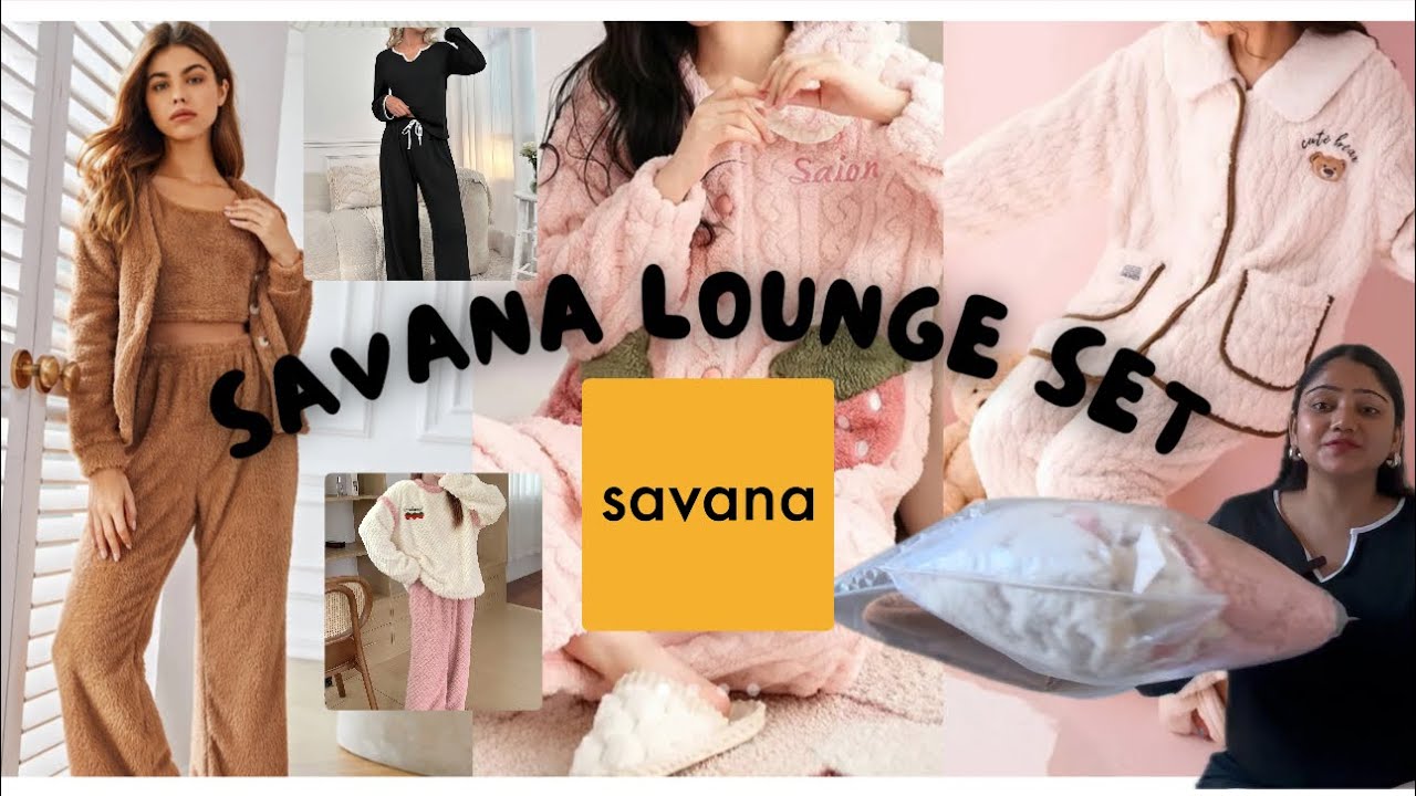 SAVANA LOUNGE SET || WINTER WEAR HAUL || SAVANA HAUL || TRY ON HAUL ...