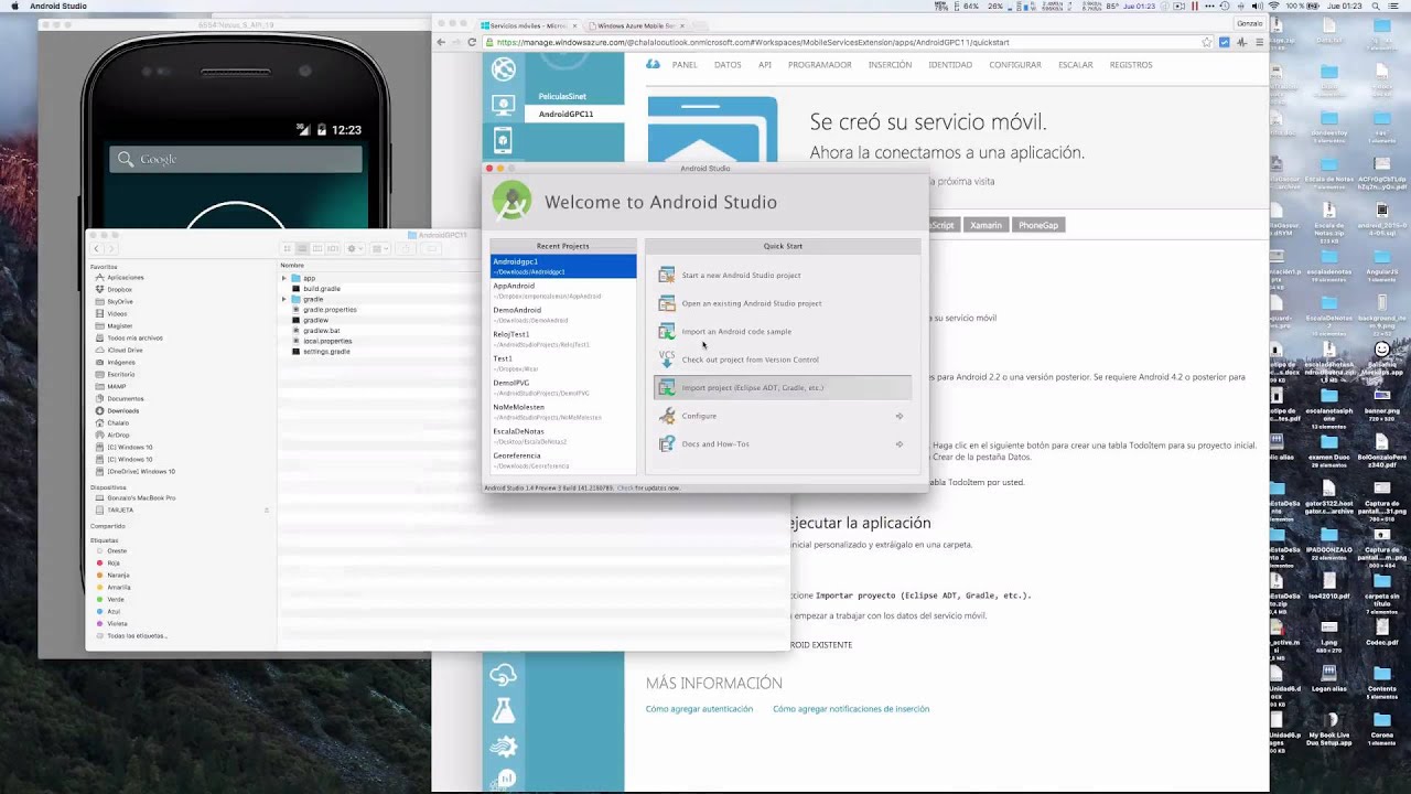 Introducción Android y Azure Mobile Services - YouTube