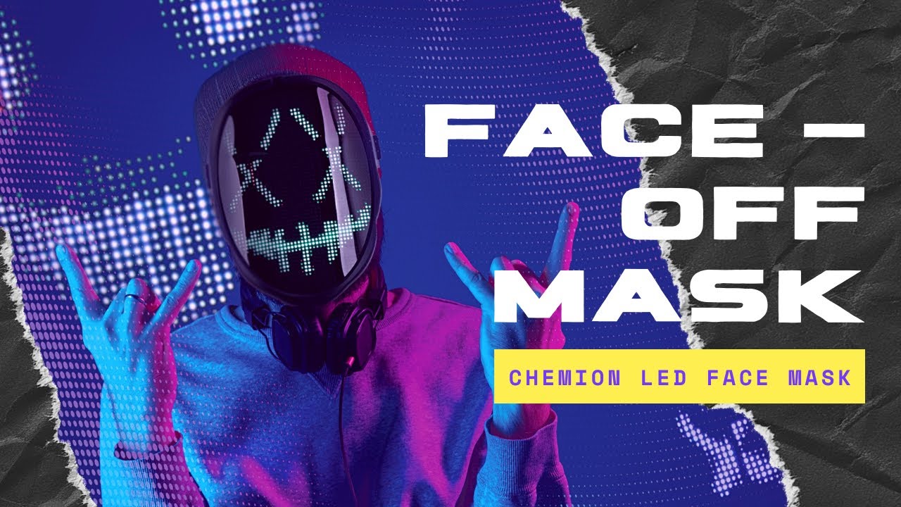 [CHEMION] Face-Off Led Mask - YouTube