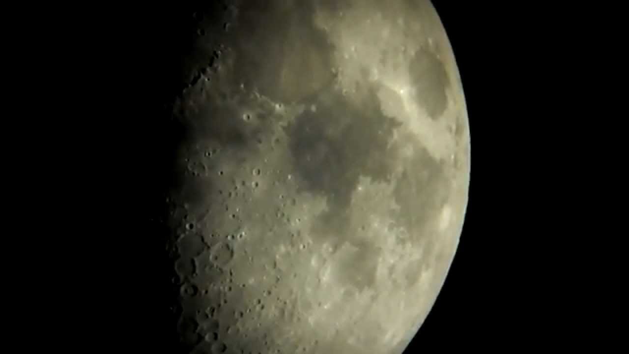 Moon 12 inch dobsonian telescope Apertura - YouTube