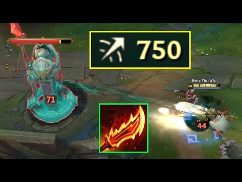 This Champion can get 750 Attack Range... - YouTube