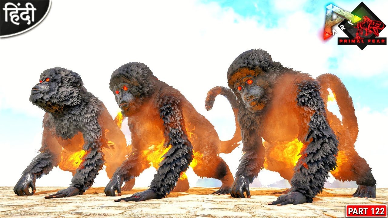 Demonic Mesopithecus Army 😱😱 : Primal Fear New Season : ARK: Survival ...