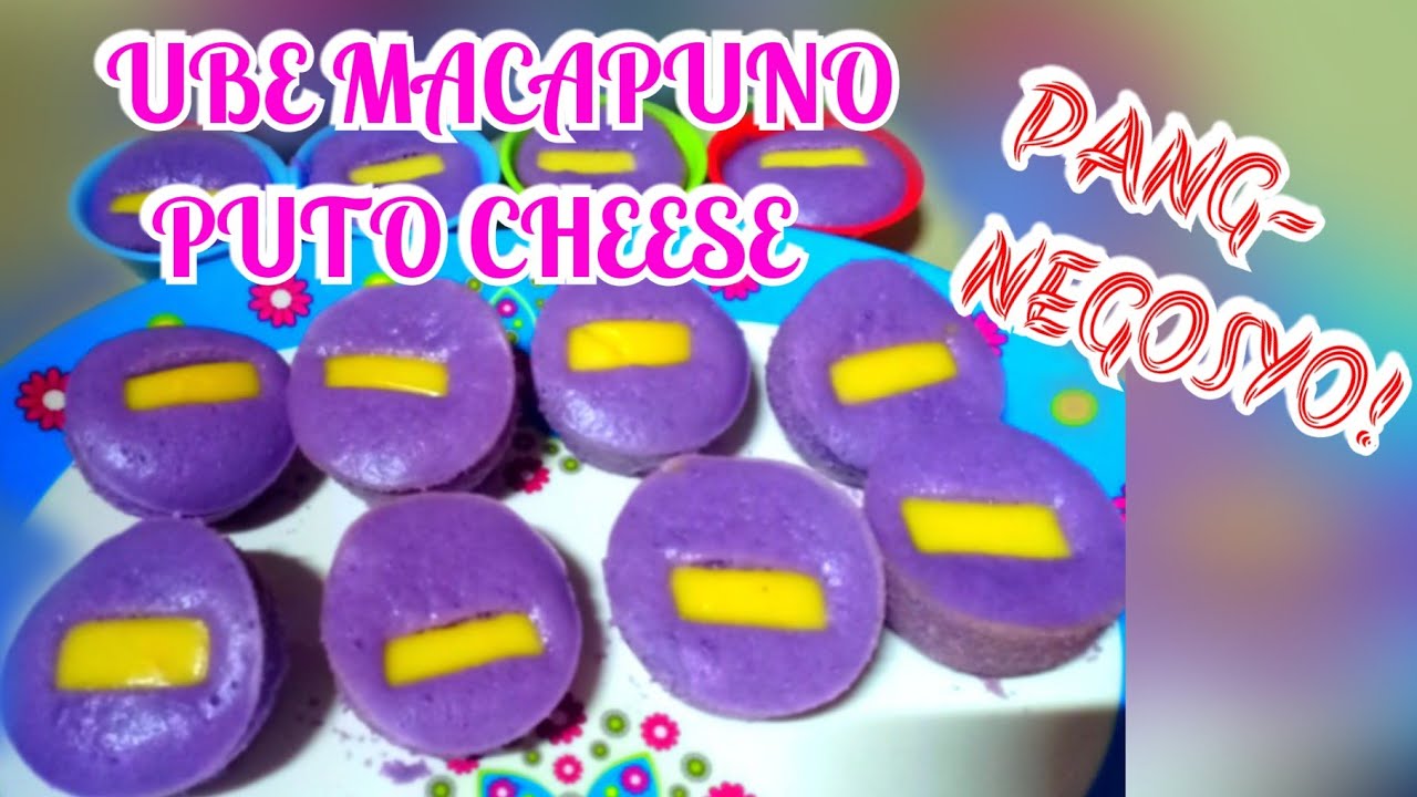 UBE MACAPUNO PUTO CHEESE || MIRIENDA RECIPE || PANG-NEGOSYO (#31) - YouTube
