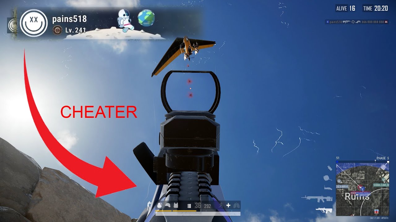 PUBG Cheaters - names displayed! - YouTube