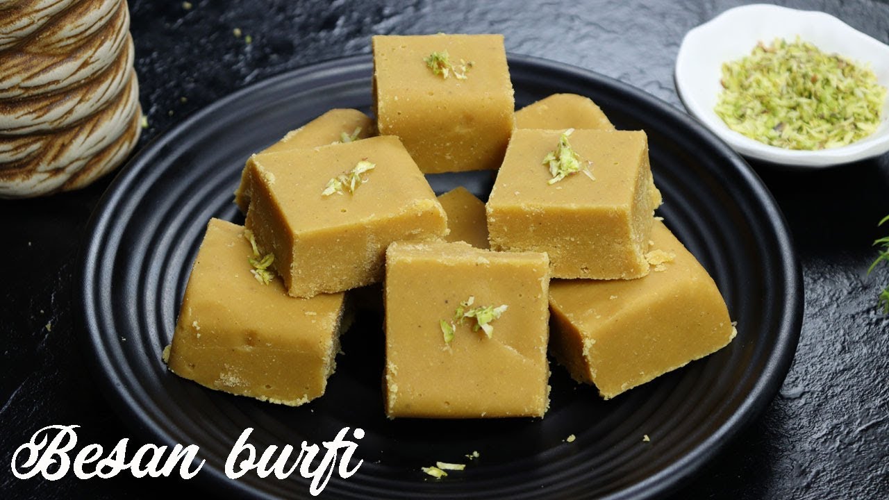 Besan burfi recipe|बेसन की बर्फी बनाने का आसान तरीका | besan ki burfi ...