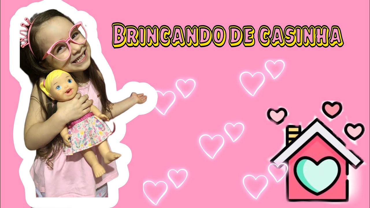 BRINCANDO DE CASINHA COM MINHAS BONECAS - YouTube