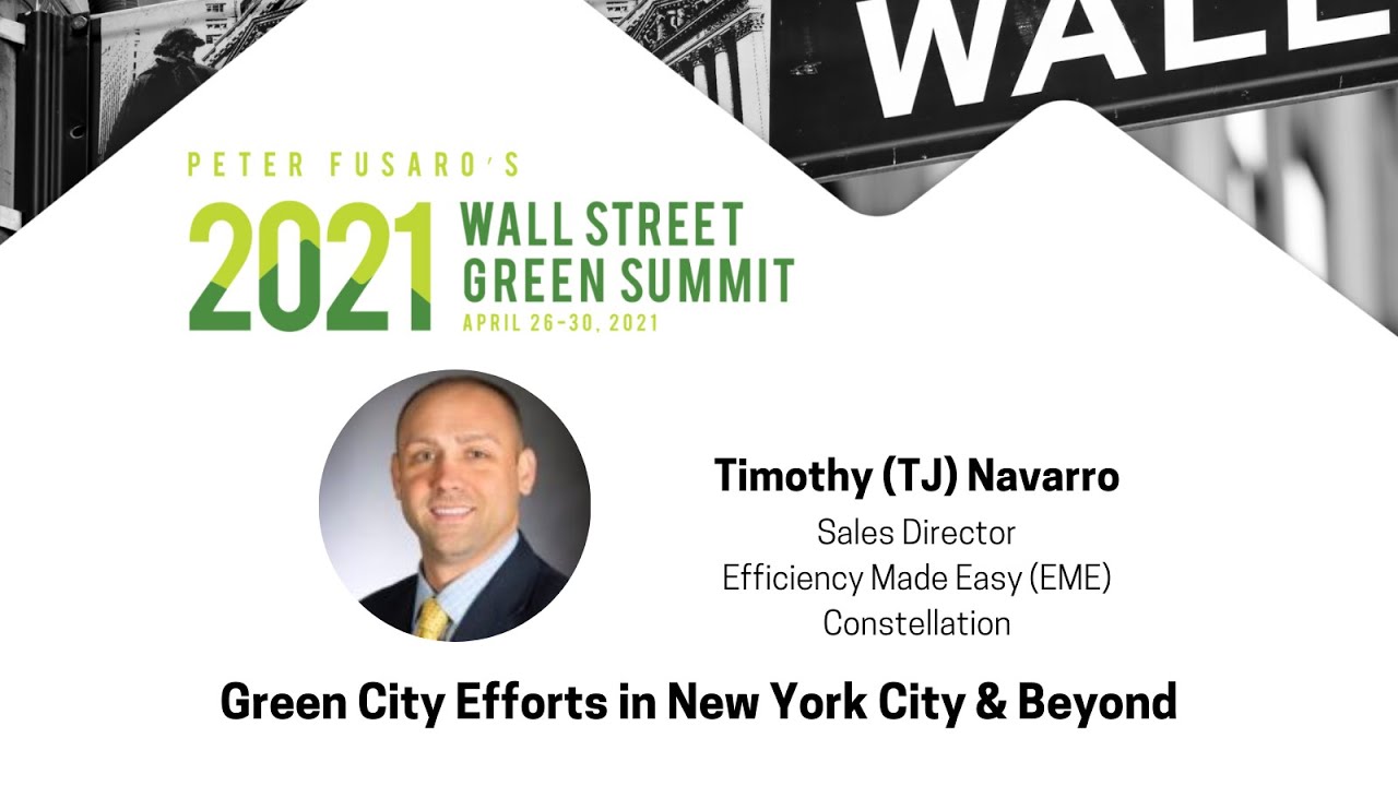 Green City Efforts in New York City & Beyond | TJ Navarro | 2021 WSGS ...