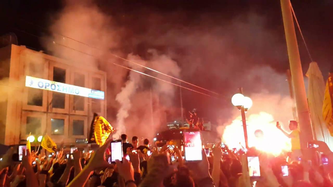 aek-world.gr | ΑΕΚ ΚΥΠΕΛΛΟΥΧΟΣ 2016 ΠΑΝΗΓΥΡΙΣΜΟΙ - YouTube
